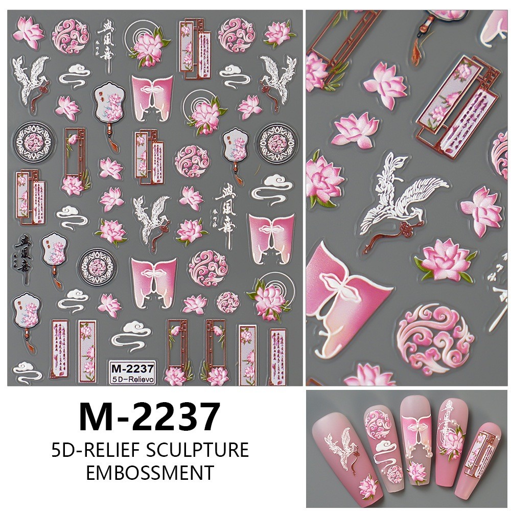 Jual Glosse-Sticker Kuku Chinese Style-STiker Kuku Wedding-Stiker Kuku ...