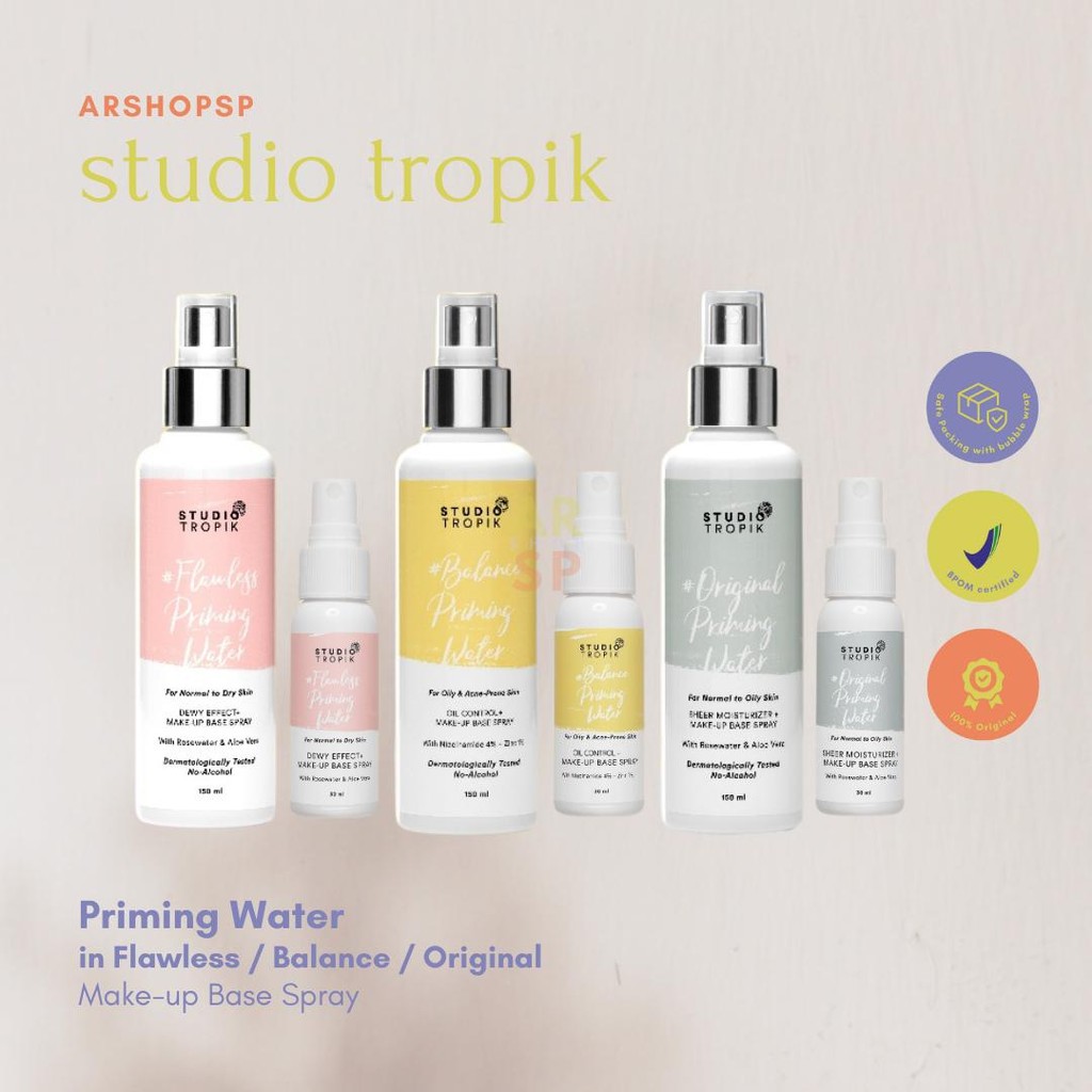 Jual Studio Tropik in Original | Balance | Flawless Priming Water | Shopee Indonesia