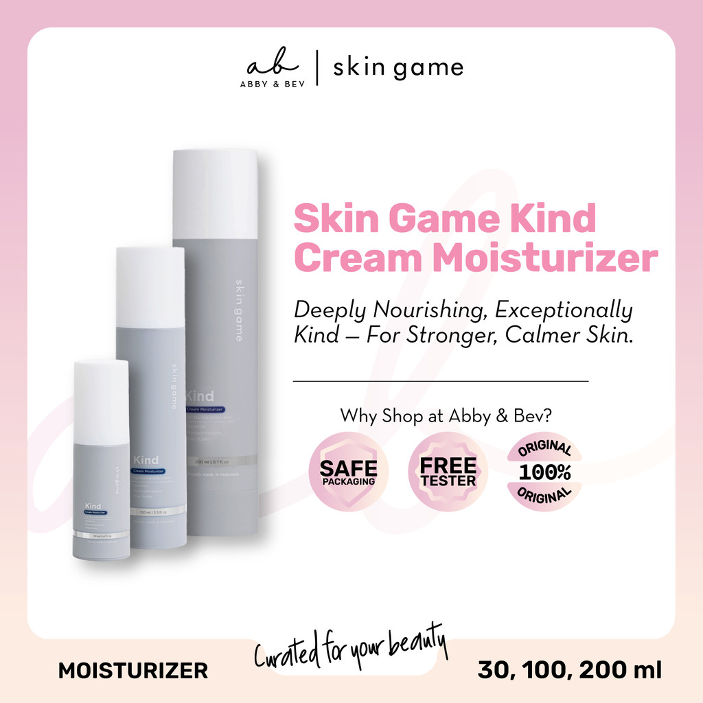 Jual AB - Skin Game Kind Cream Moisturizer [30ml,100ml & 200ml ...