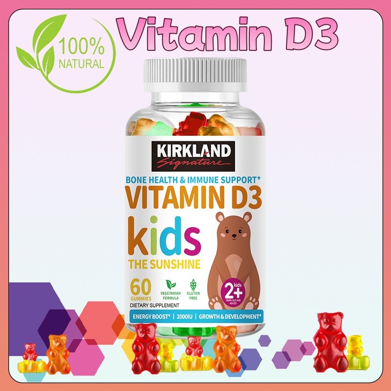 Jual KIRKLAND Vitamin D3 for Kids & Adults 2000 IU - Highly Absorbed ...