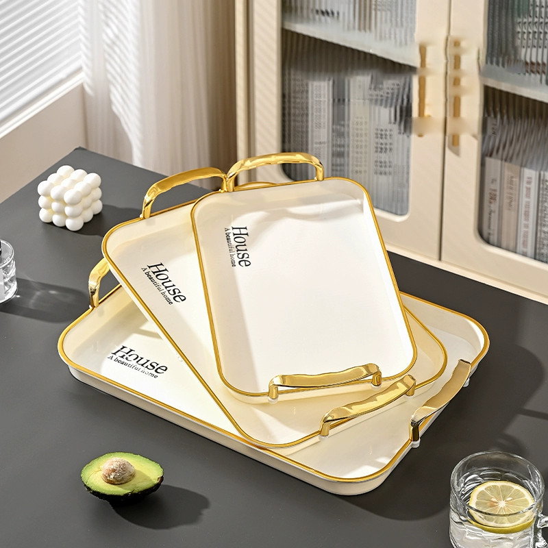 Jual Nordic Luxury Tray / Dekorasi Nampan Mewah/ Snack Fruit Tray ...
