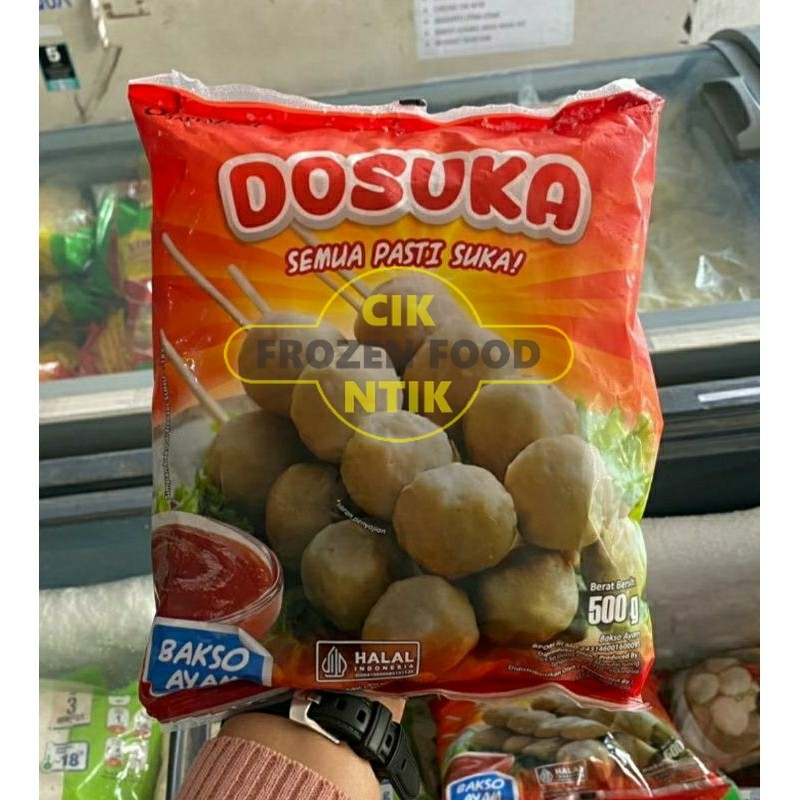 Jual Dosuka bakso ayam 500g Frozen food cik ntik Jambi cemilan jajanan ...
