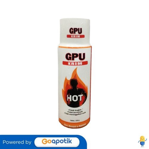 Jual Gpu Krim Hot 120 Gram Botol | Shopee Indonesia