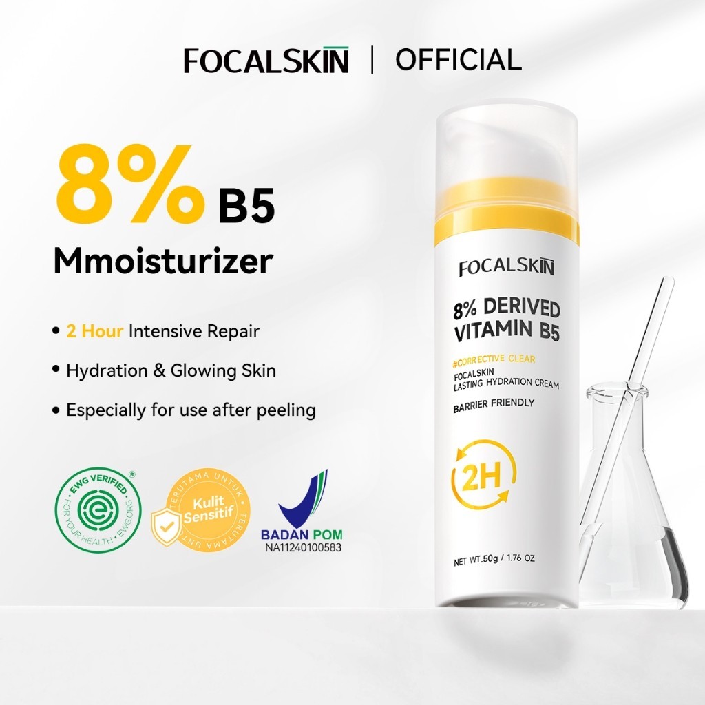 Jual FOCALSKIN 50g Facial Moisturizer 8% B5 Moisturizer Lasting ...