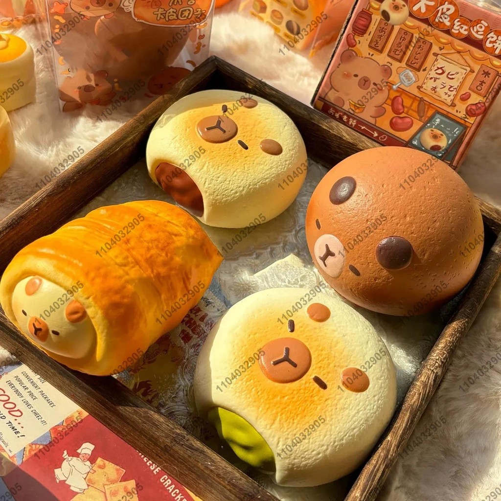Jual Capybara Slow Rising Squishy Capybara Bread Bakery Pastry Slow ...
