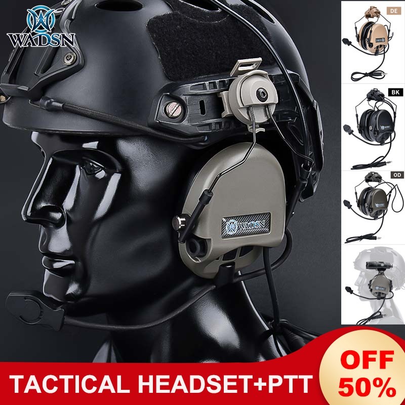Jual Wadsn Tactical Fast Helmet Headset Sordin Civilian Hunting ...