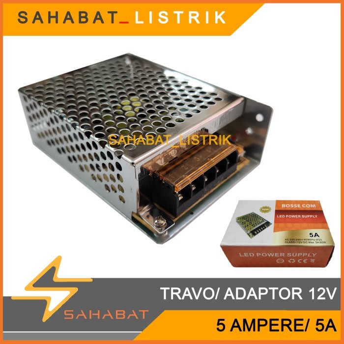Jual TRAVO 12V AMPERE AMPER LED STRIP POWER SUPPLY 12 V ADAPTOR TRAFO ...