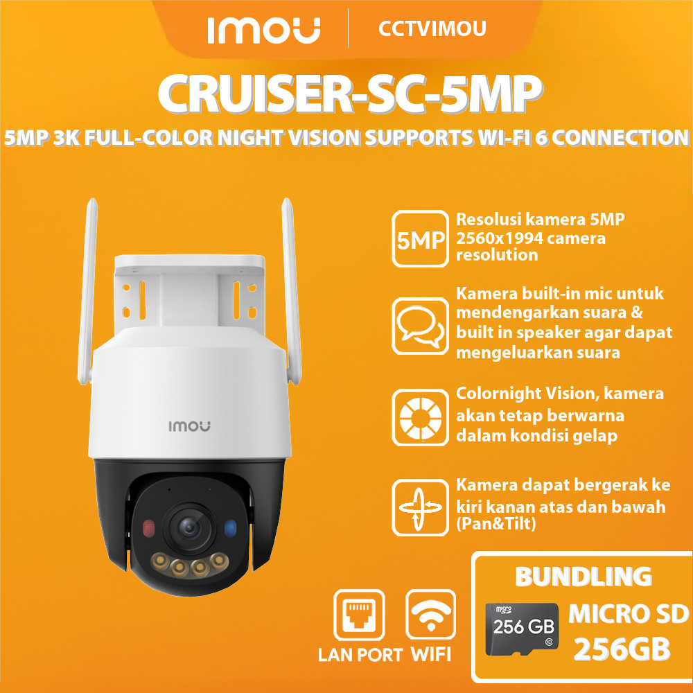 Jual IMOU CRUISER-SC-5MP 5MP 3K FULL-COLOR NIGHT VISION IPC-K7FP-5HOWE ...
