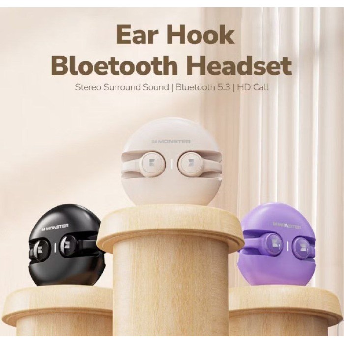 Jual Headphone klip telinga Bluetooth-Kualitas Suara HIFI. Panggilan ...