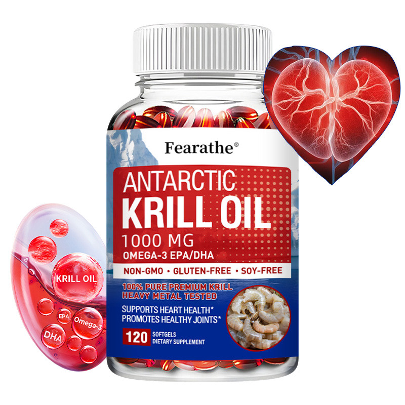 Jual Suplemen Minyak Krill Antartika 1000mg - Kardiovaskular, Sistem ...