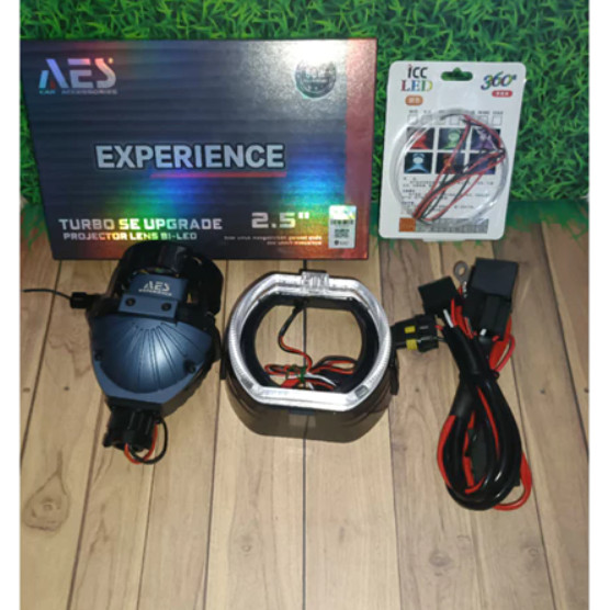 Jual Paket Set Biled bi-Led Projie Projector MOTOR Aes Bullaes TURBO SE ...