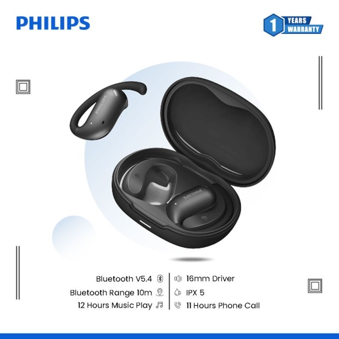 Jual Philips TAT2739 TAT 2739 TWS Bluetooth Wireless Open-ear | Shopee ...