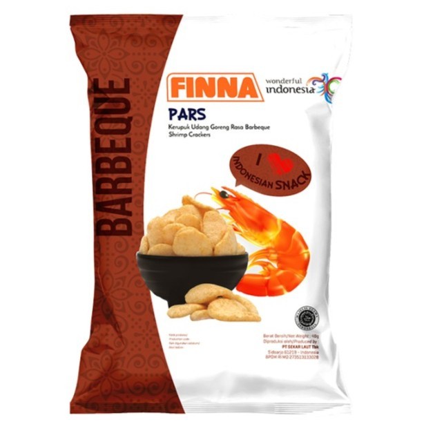 Jual FINNA PARS SNACK KERUPUK UDANG RASA BBQ | Shopee Indonesia
