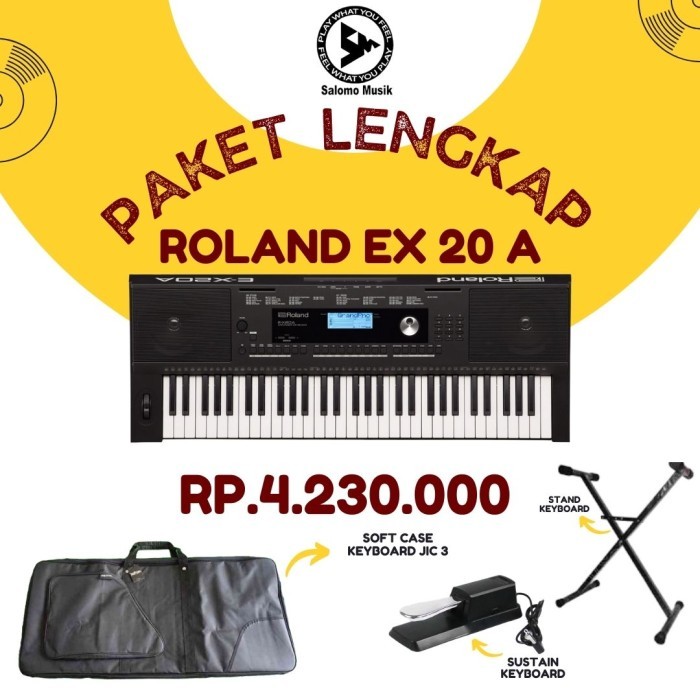 Jual Keyboard Portable EX20 Arranger Roland Original - Basic | Shopee ...