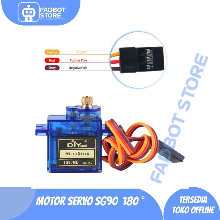 Jual [FADBOT] Towerpro Motor Servo Sg90 Sg-90 9g | Shopee Indonesia