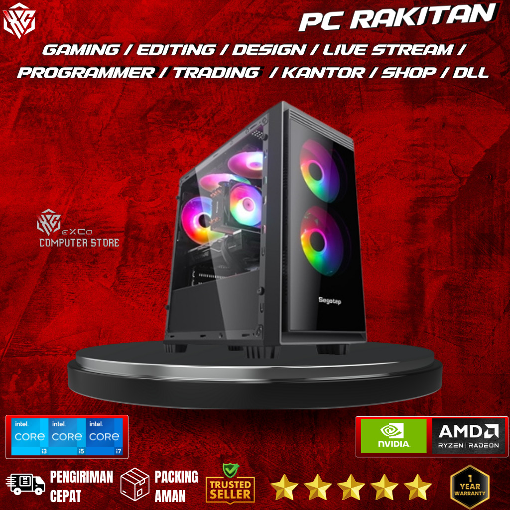 Jual PC CPU GAMING Rakitan Intel up i7 RAM 16GB GTA V PB DOTA CSGO ...