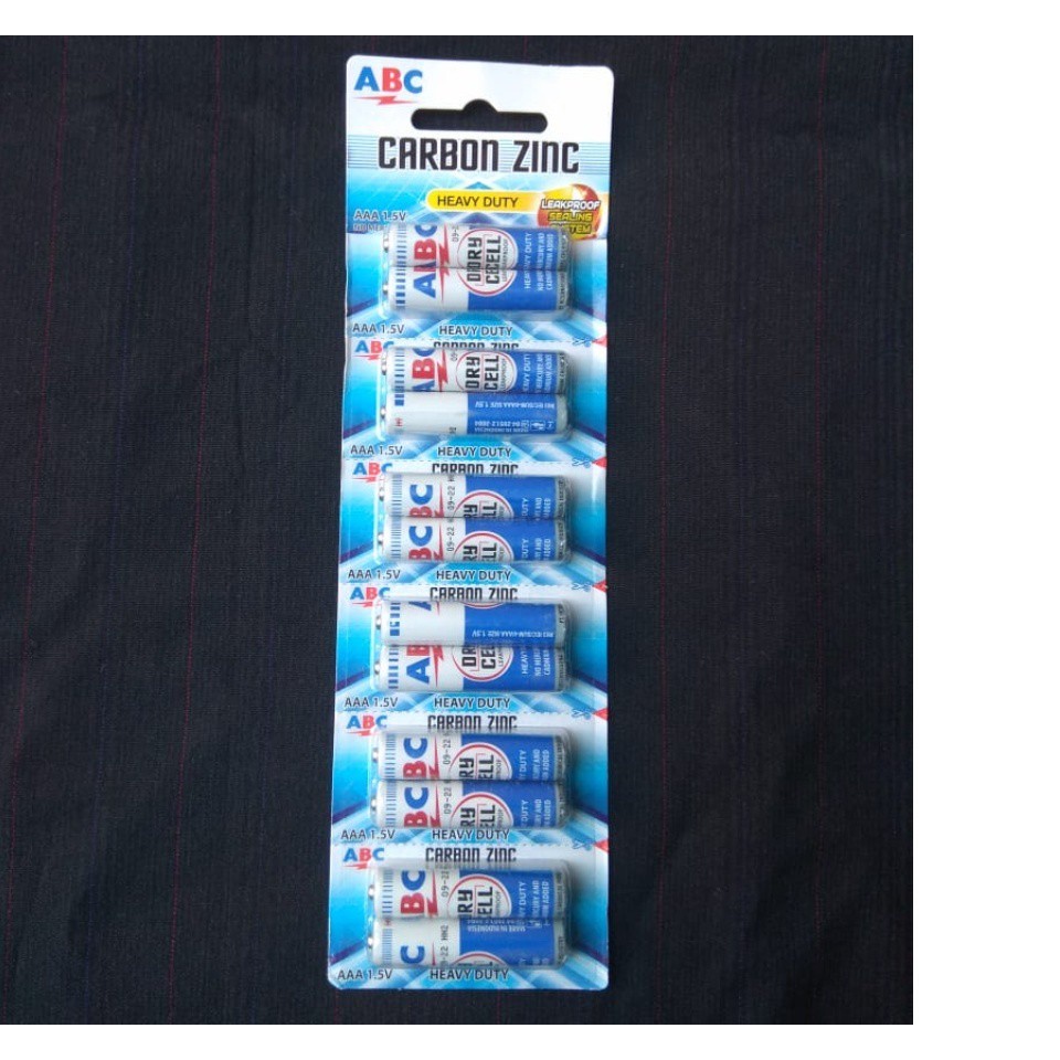 Jual Baterai ABC Biru LR03/AAA (isi 12 pcs) - WTI | Shopee Indonesia
