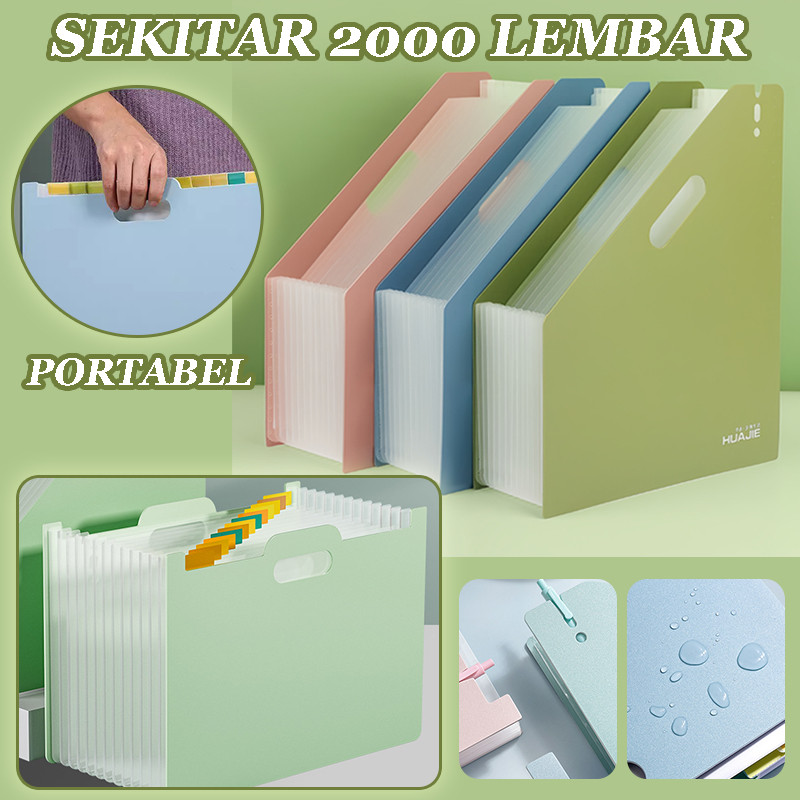 Jual 【KElASATAS】Template File Standing A4 File Folder Document Bag/ Tas ...