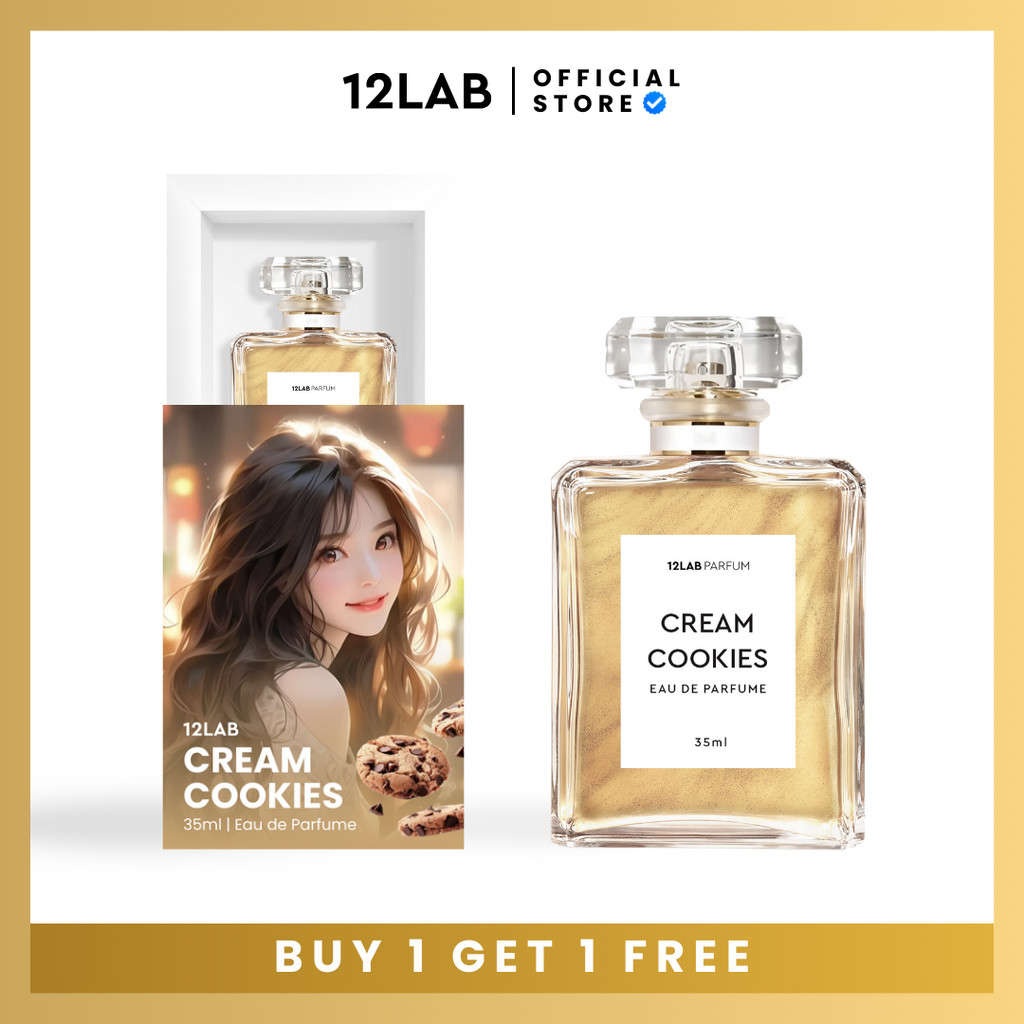 Jual [ORI] Cream Cookies Eau De Parfume 35ml - Dessert Series by 12Lab ...
