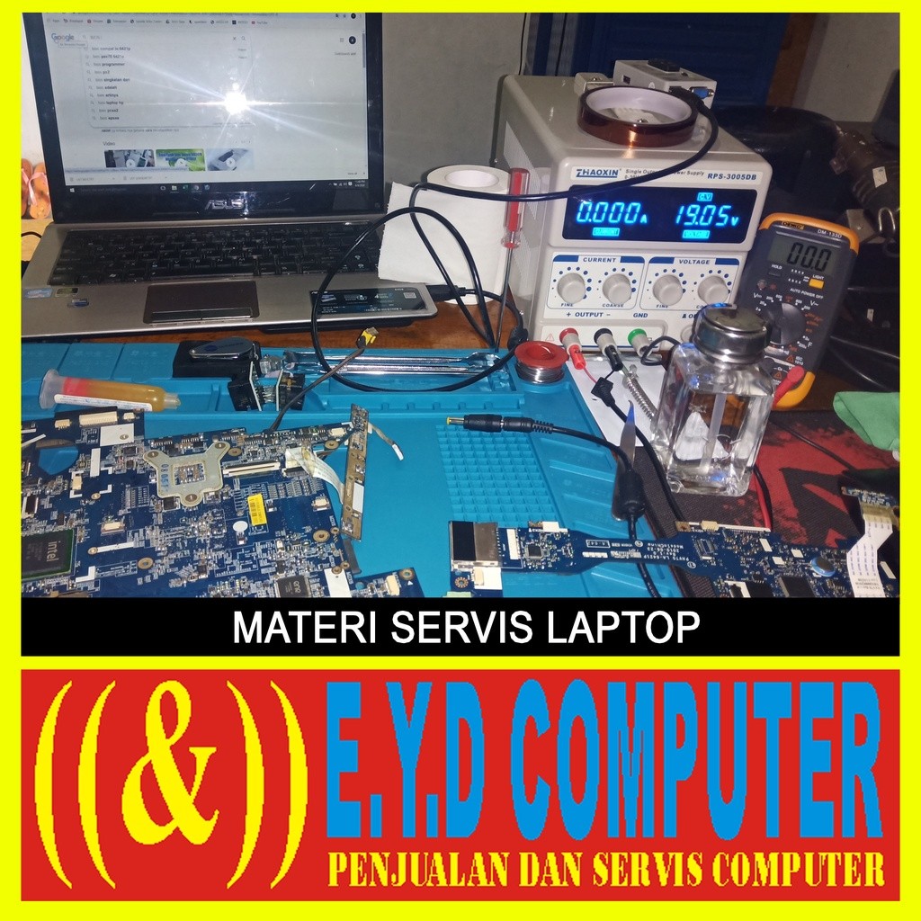 Jual MATERI SERVIS MAINBOARD LAPTOP UNTUK TEKNISI MAHIR HANDAL PROFESIONAL TUTORIAL SERVIS MOBO ...