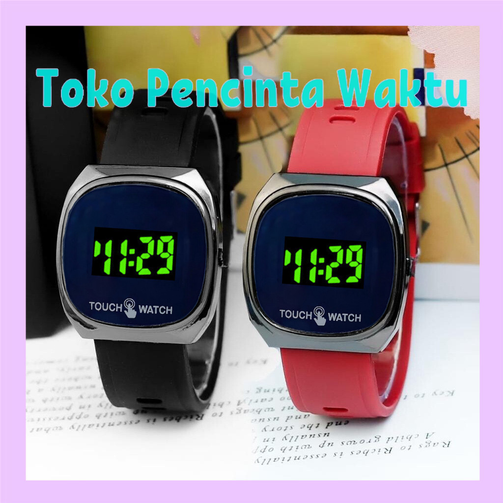 Jual (COD) Jam Tangan Digital Korea Sport dengan Desain Silikon Rubber ...