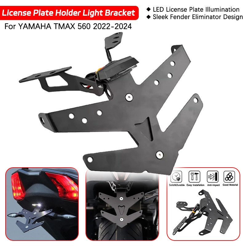 Jual For YAMAHA TMAX 560 2022-2024 Motorcycle License Plate ...