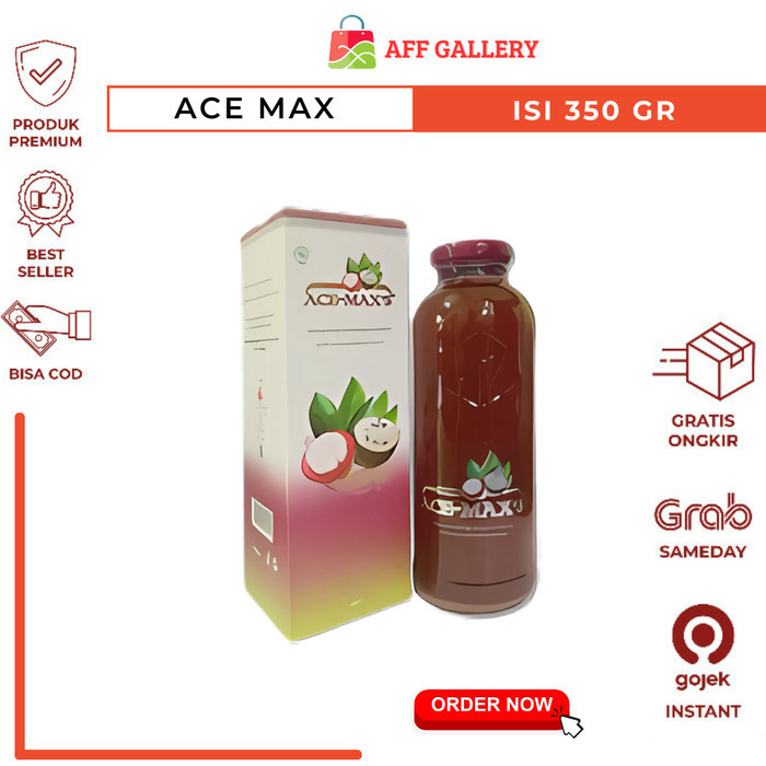 Jual ace max maxs max's acemax acemaxs acemax's jus kulit manggis+daun sirsak | Shopee Indonesia