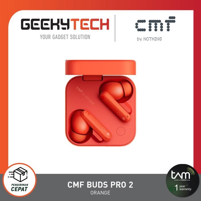 Jual Nothing CMF Buds Pro 2 - TWS CMF Buds Pro 2 - ORANGE | Shopee Indonesia