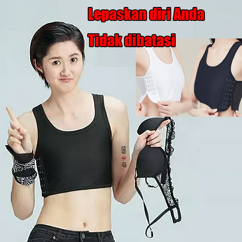 Jual Breast Binder Kait samping LESS perata dada payudara tomboy model ...