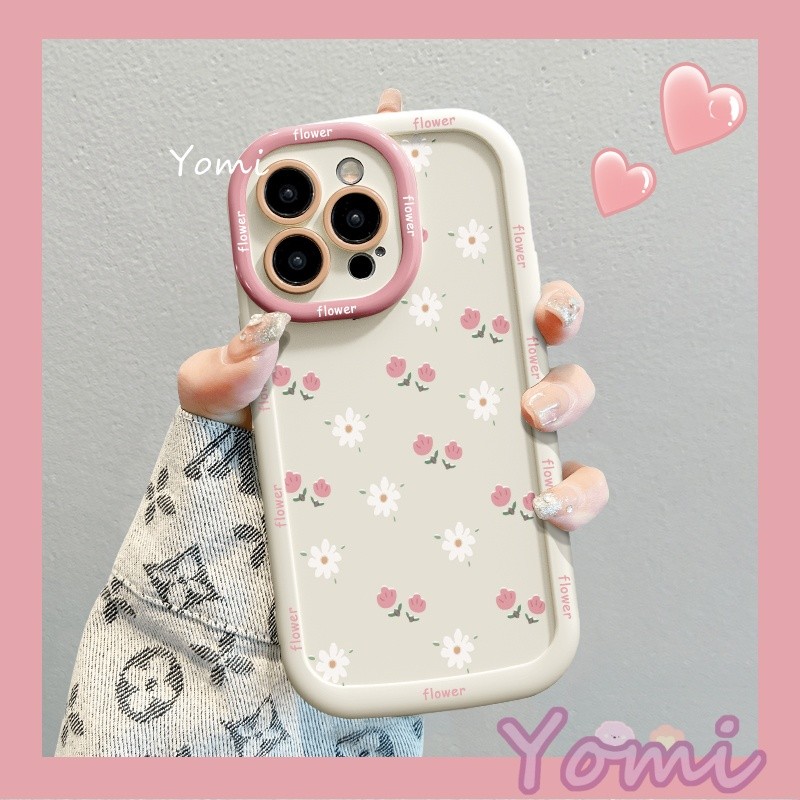Jual Casing ponsel Bunga merah muda dan putih Kompatibel Untuk iPhone ...