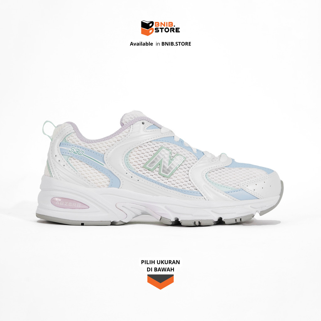 Jual Sneakers NB 530 White Light Chrome Blue [MR530PC] Original ...