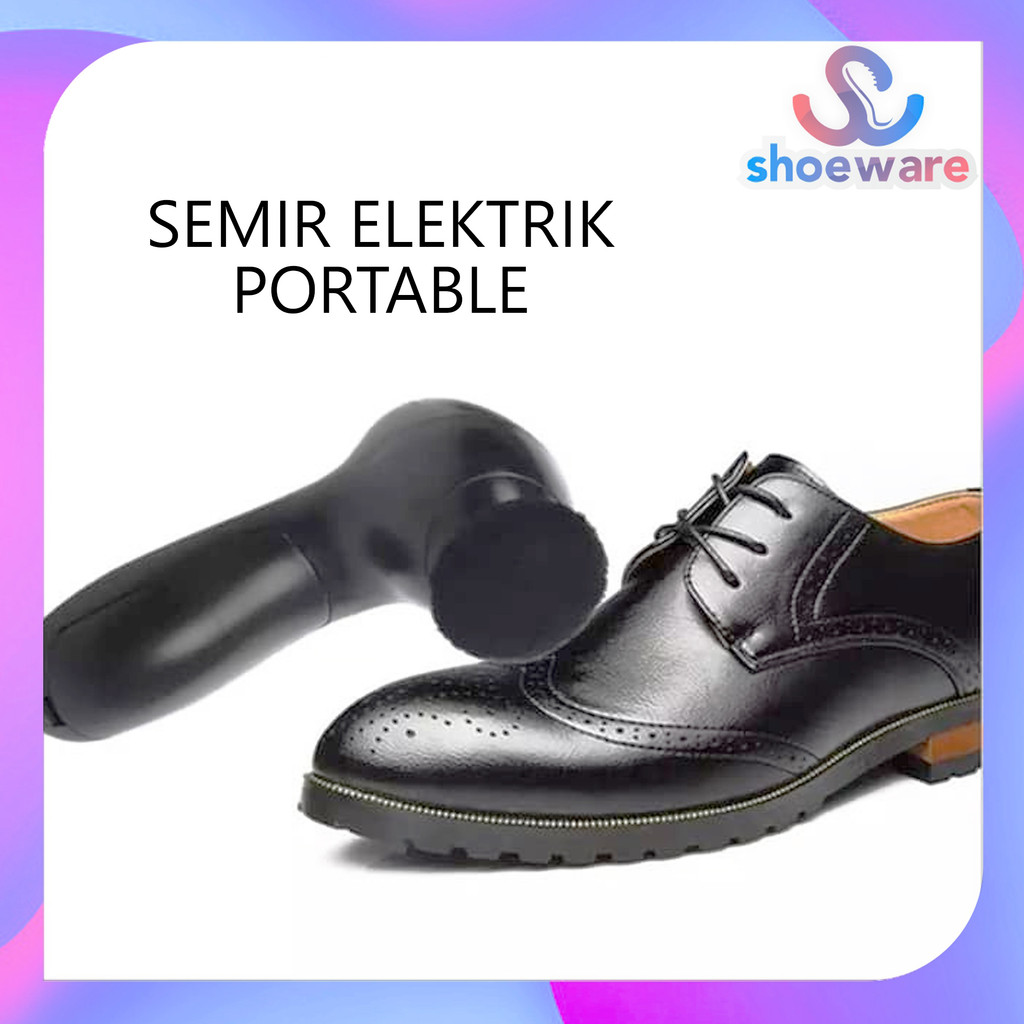 Jual sikat semir sepatu elektrik portable pocket 4 in 1 | Shopee Indonesia