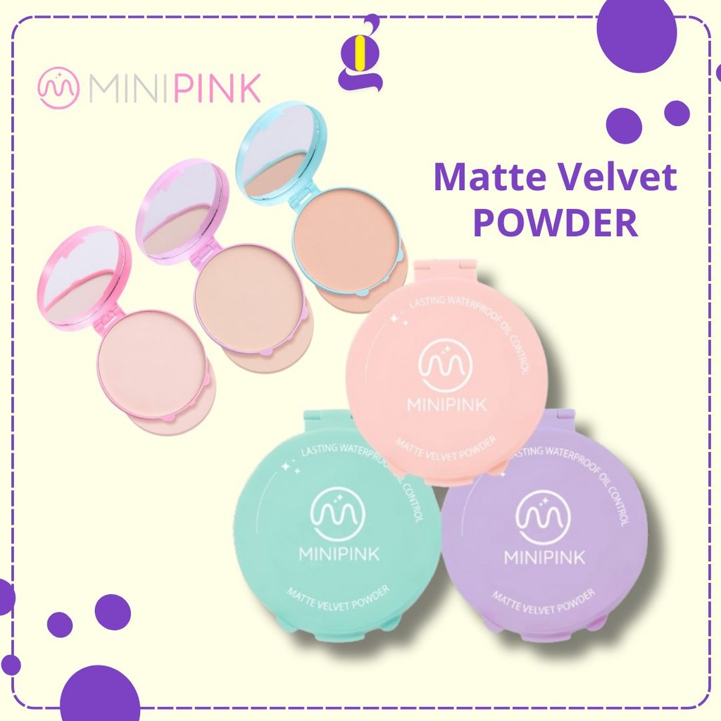 Jual Pressed Powder Compact Powder Bedak Wajah Muka Natural Waterproof ...