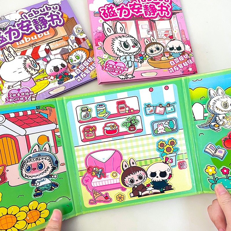 Jual Magnetic Quiet Book Book Edukasi Magnetic DIY Buku Sticker ...