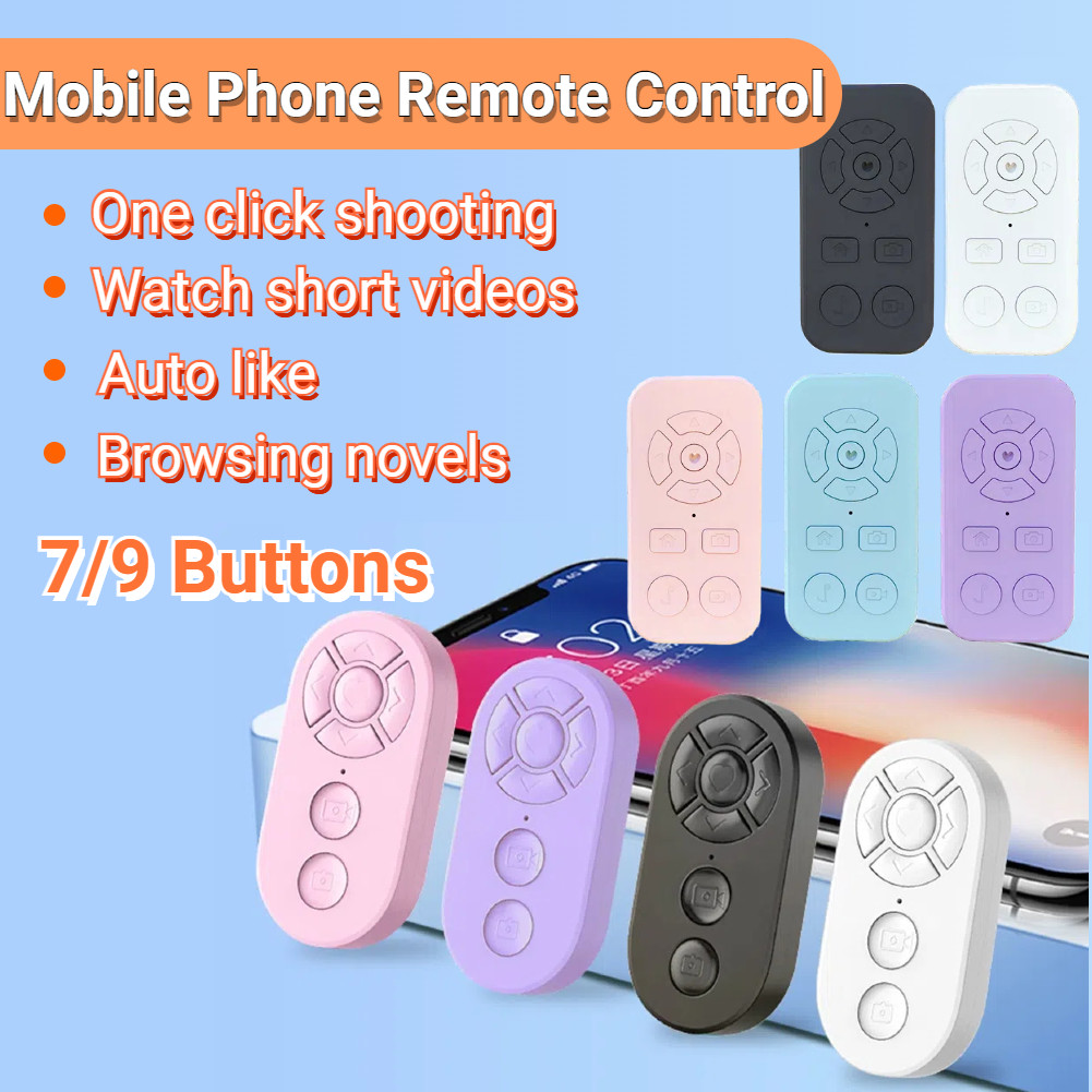 Jual Universal Remote Control Bluetooth-Compatible Re argeable Selfie Stick Camera Controller ...