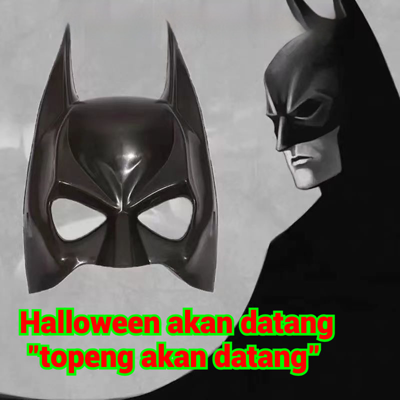 Jual Batman Cos Topeng/Alat Peraga Halloween/Batman Karet Masker/Topeng ...