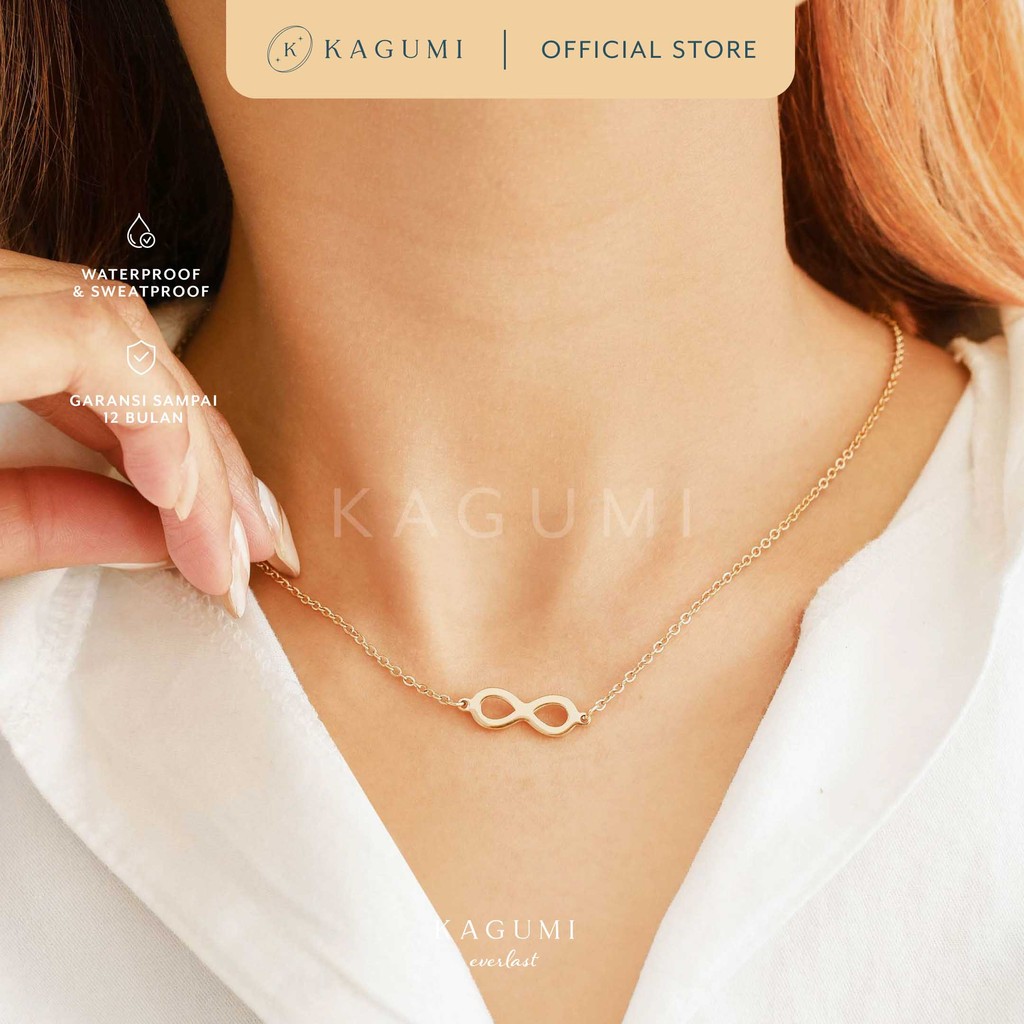 Jual KAGUMI Everlast - Infinity Necklace | Kalung Infinity Titanium ...