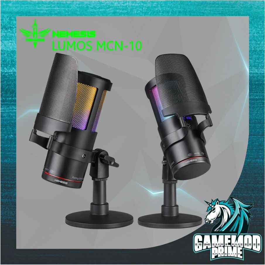 Jual NYK Nemesis Mic Condenser RGB with Noise Cancelling Nemesis LUMOS ...