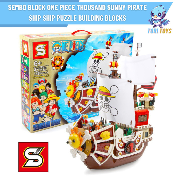 Jual SEMBO BLOCK One Piece Thousand Sunny Pirate Ship Mainan Susun ...