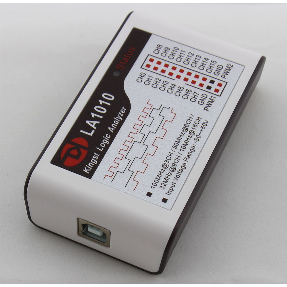 Jual Kingst LA1010 USB Logic Analyzer 100M max sample rate,16Channels,10B samples, MCU,ARM,FPGA ...