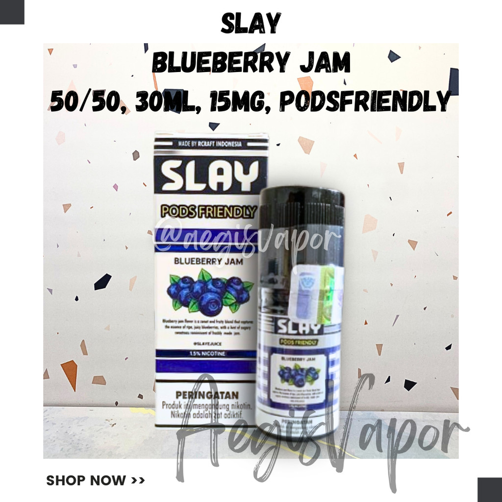 Jual Slay Jam Series 30ml 15mg Pod Friendly | Shopee Indonesia