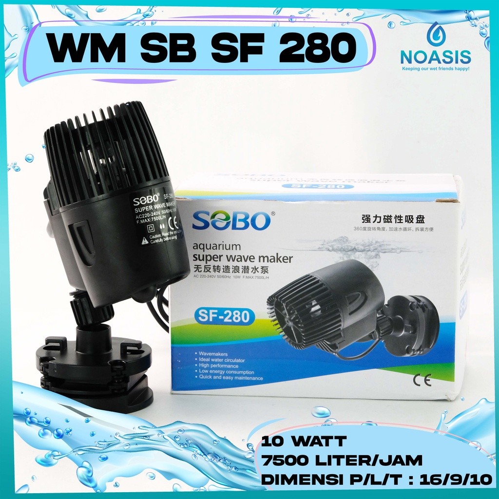 Jual WAVE MAKER AQUARIUM SOBO SF 280 SF-280 PEMBUAT GELOMBANG AKUARIUM | Shopee Indonesia