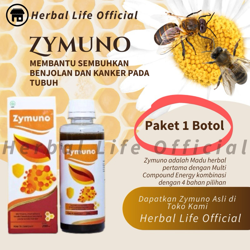 Jual Zymuno Original 200 ml - Madu Herbal Bantu Atasi Benjolan Halal ...