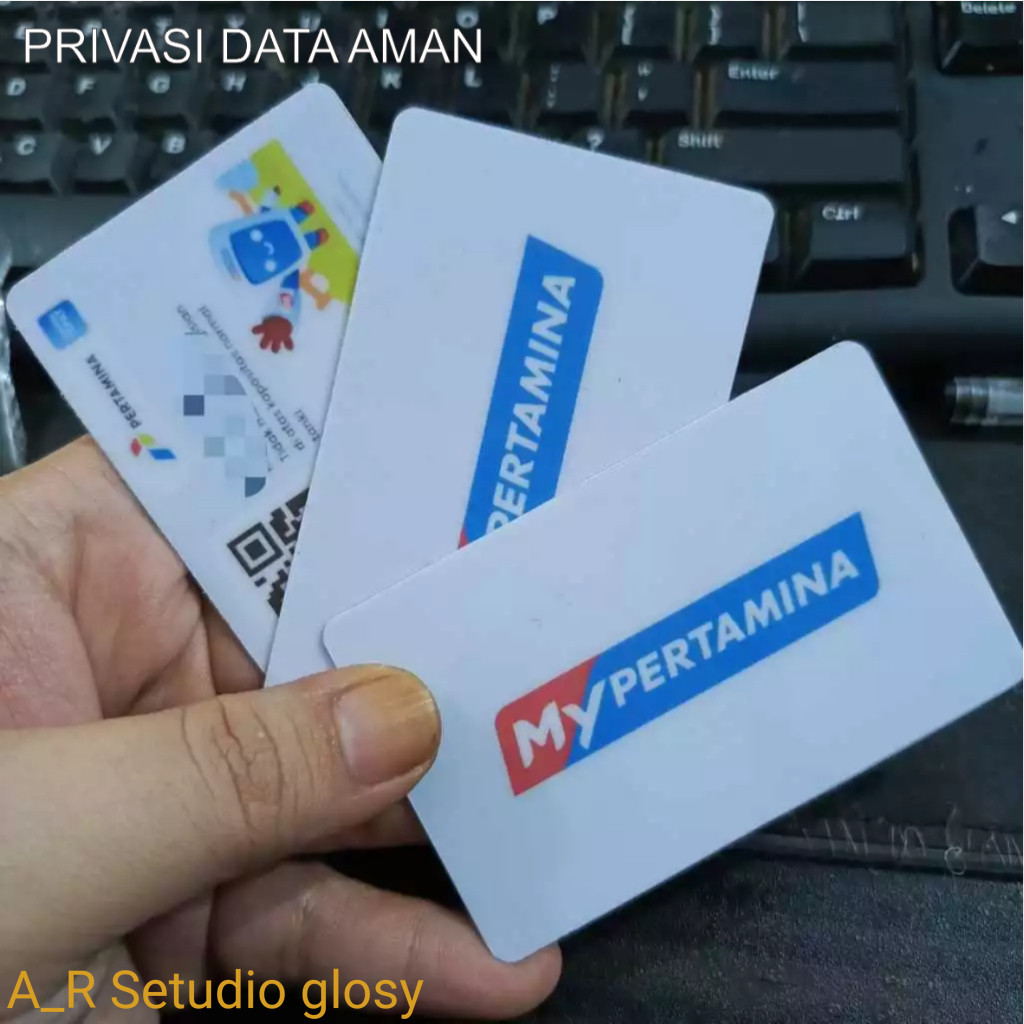 Jual Cetak Kartu ID Card BARCODE My Pertamina Praktis PVC PREMIUM | Shopee Indonesia