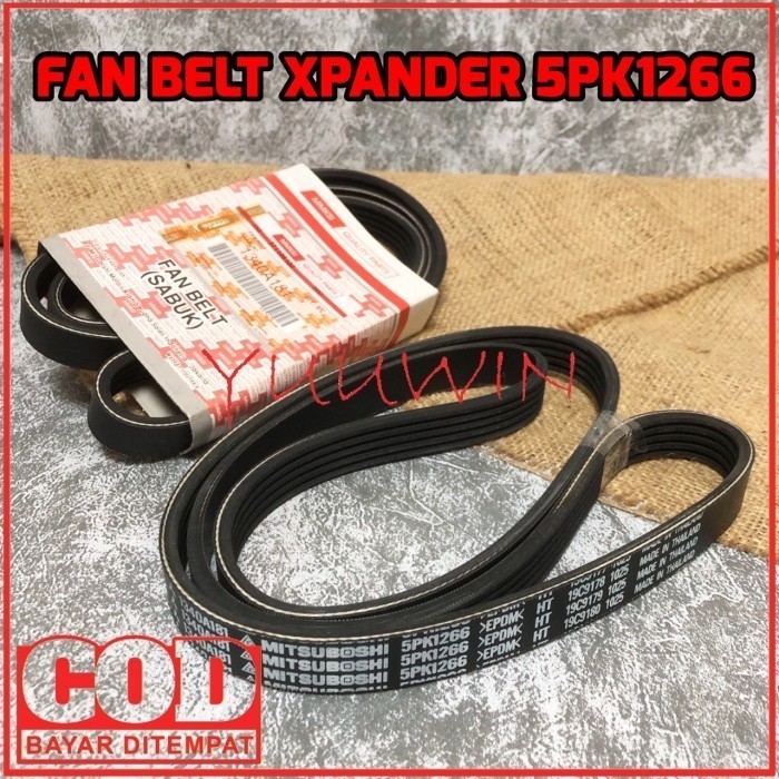 Jual TALI KIPAS XPANDER 5PK1266 - FAN BELT XPANDER - VAN BELT XPANDER CROSS | Shopee Indonesia