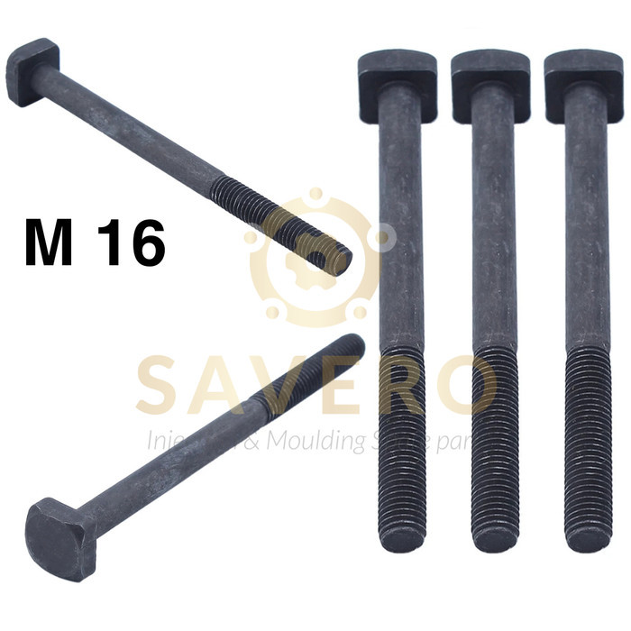 Jual Baut T Slot M16 T Bolt L 150/175/180/200/225/250mm clamping T-Bolt ...