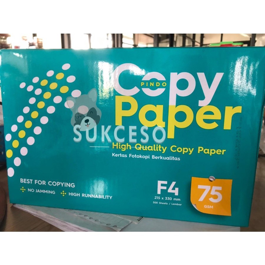 Jual Copy Paper Kertas HVS Folio F4 75 gr / Kertas HVS Print Fotocopy ...