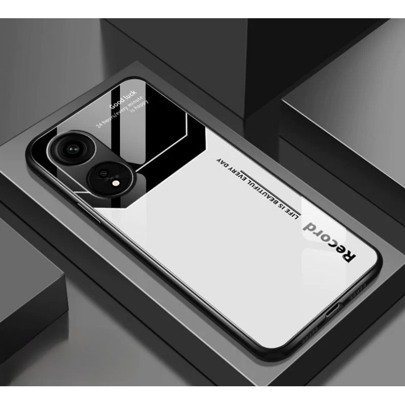 Jual case OPPO RENO 8 T 4G case silicon back cover tempered glass ...