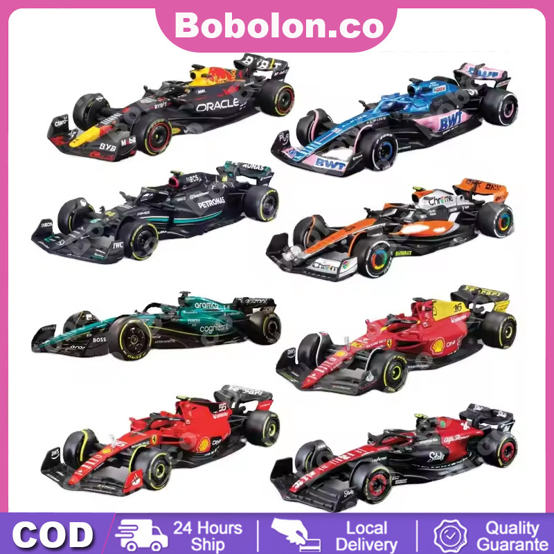 Jual Bobolon 1:43 F1 2024 Ferrari SF23 SF24#16 Charles Leclerc RB20 #1 ...