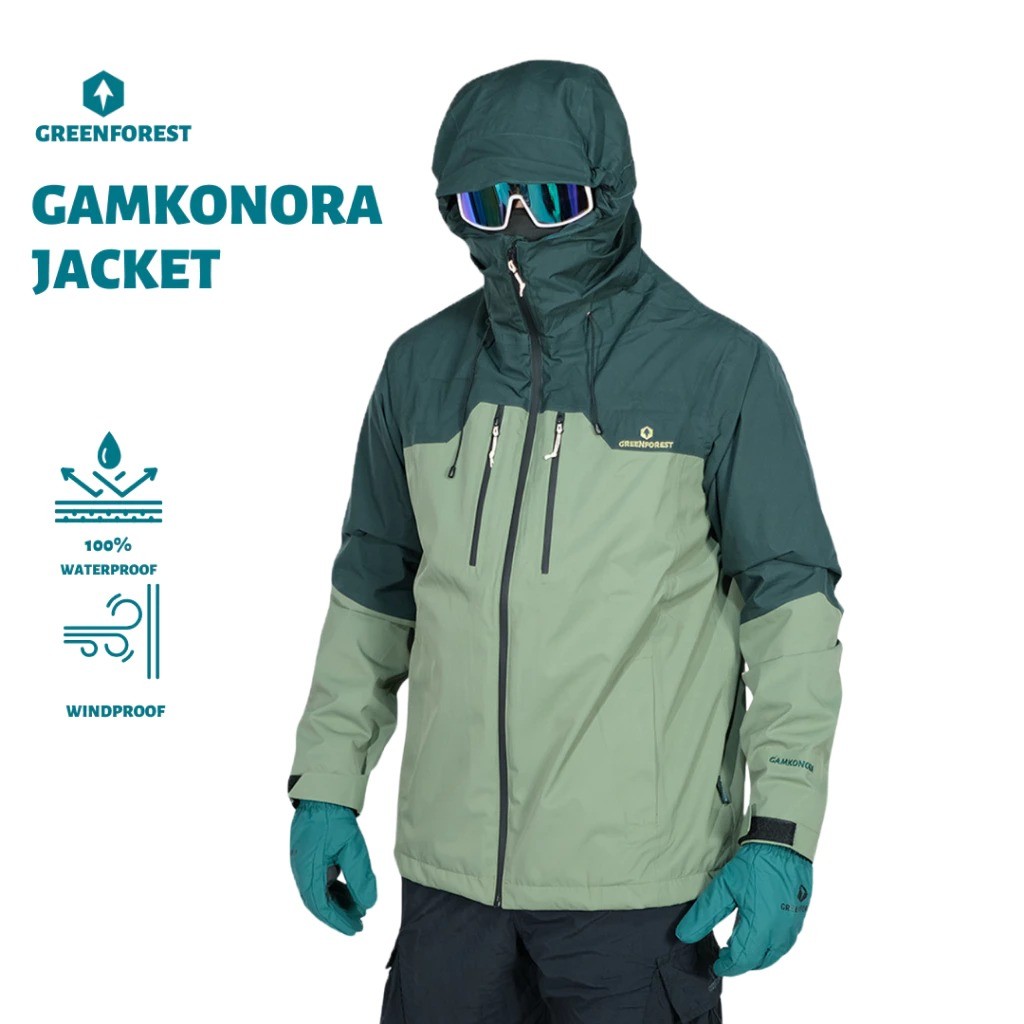 Jual Greenforest Gamkonora Jaket Gorpcore Waterproof | Shopee Indonesia